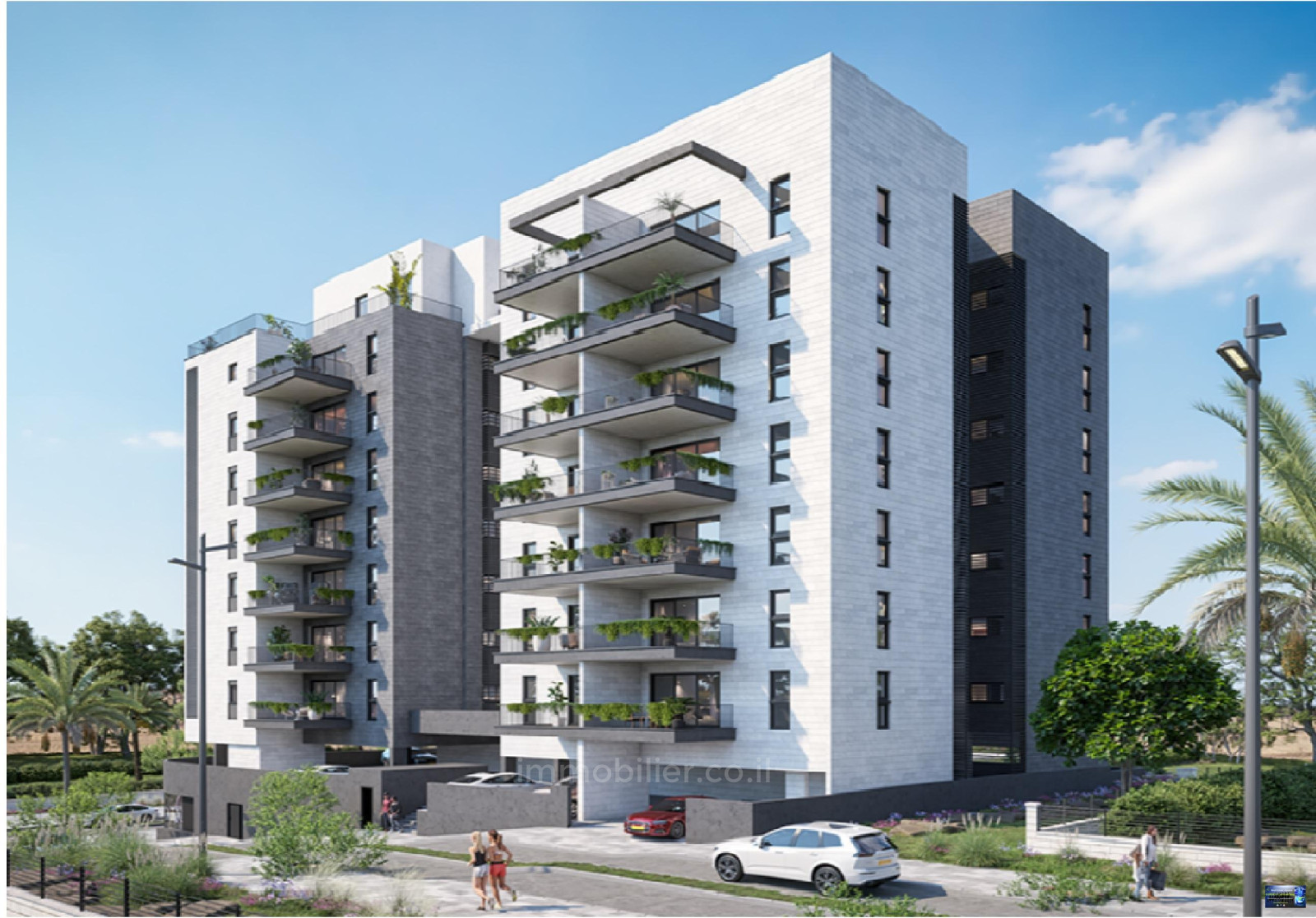 Immobilier Eilat - avec terrasse,dans un bel immeuble,Au centre,Balcon ...